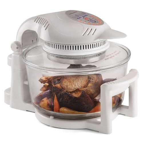 Andrew James 12-17 Litre 1400W Digital Halogen Oven Cooker With Hinged Lid