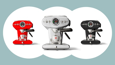 Ground-Coffee-E.S.E.-Pods-Machine-X1-Anniversary-inox