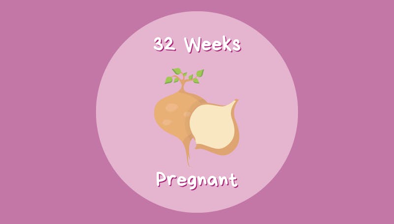 32 weeks pregnant: advice, symptoms and what to expect