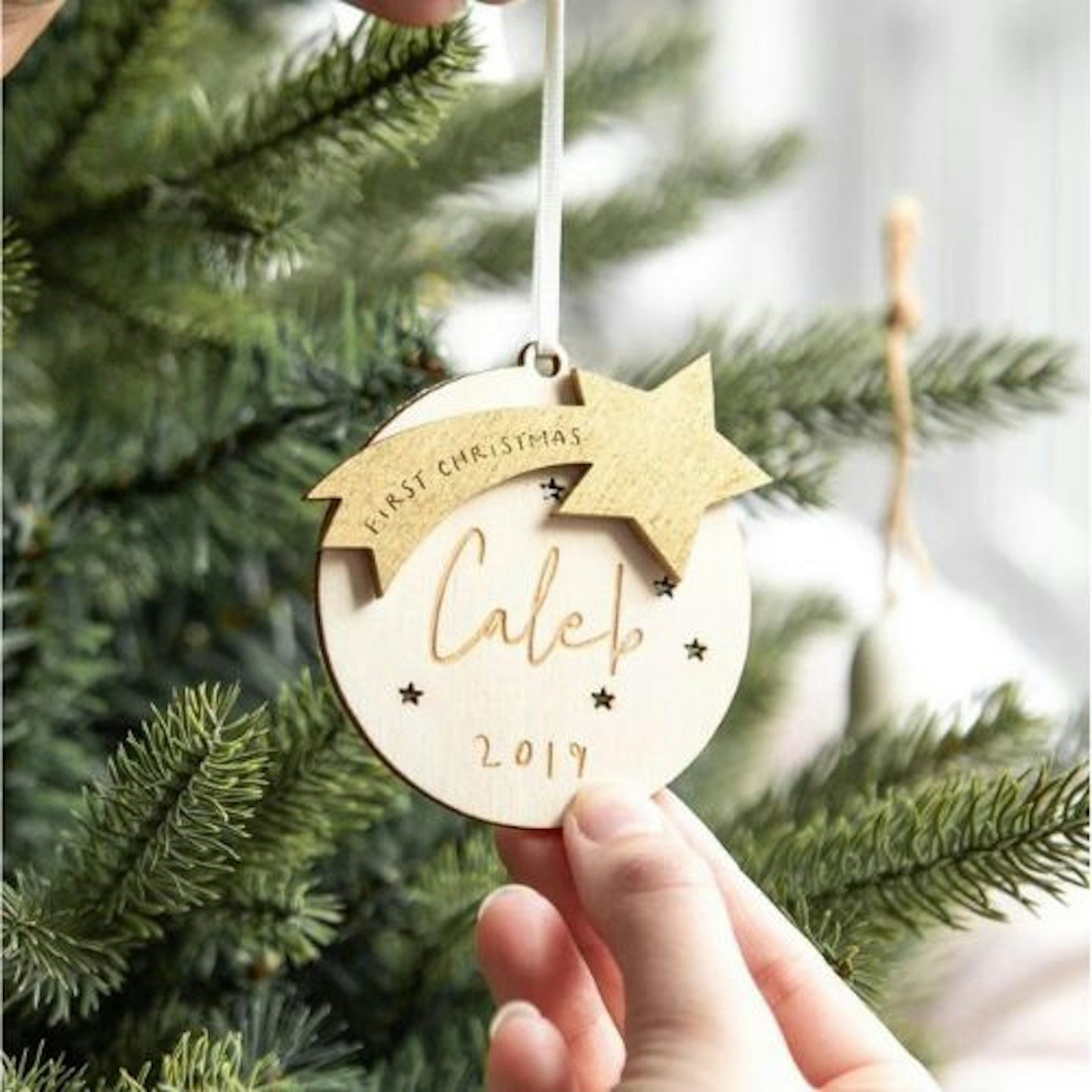 Personalised Christmas baubles