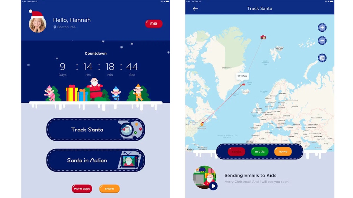 The best Santa tracker apps to follow on Christmas Eve