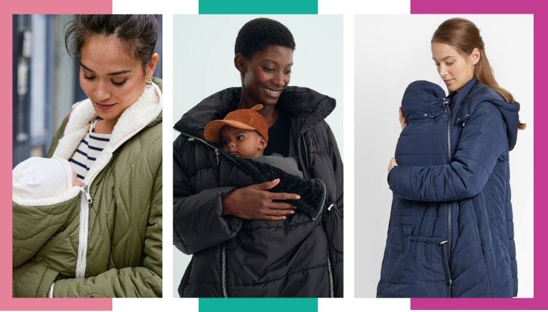 The best baby wearing coats to keep you and your baby cosy