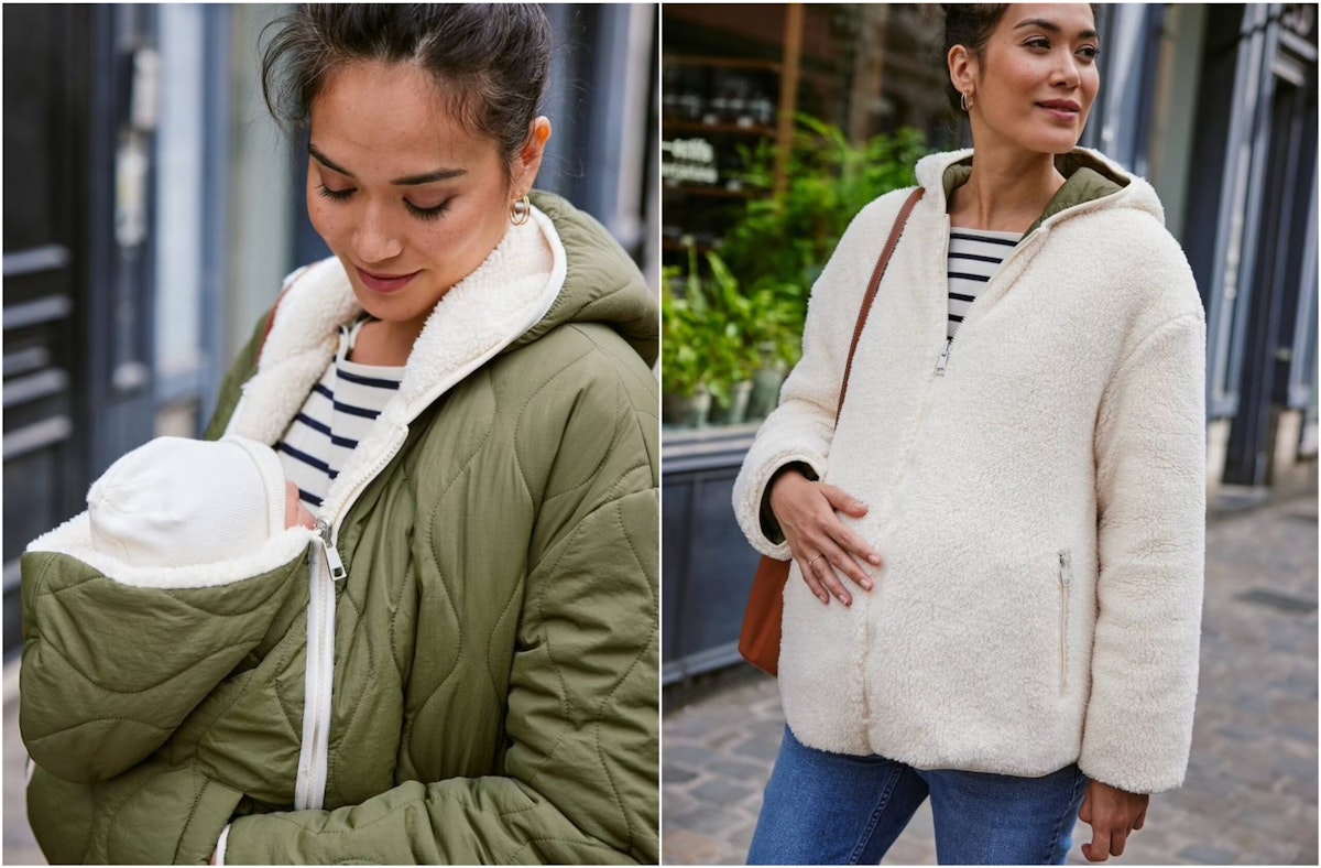 The best baby wearing coats to keep you and your baby cosy