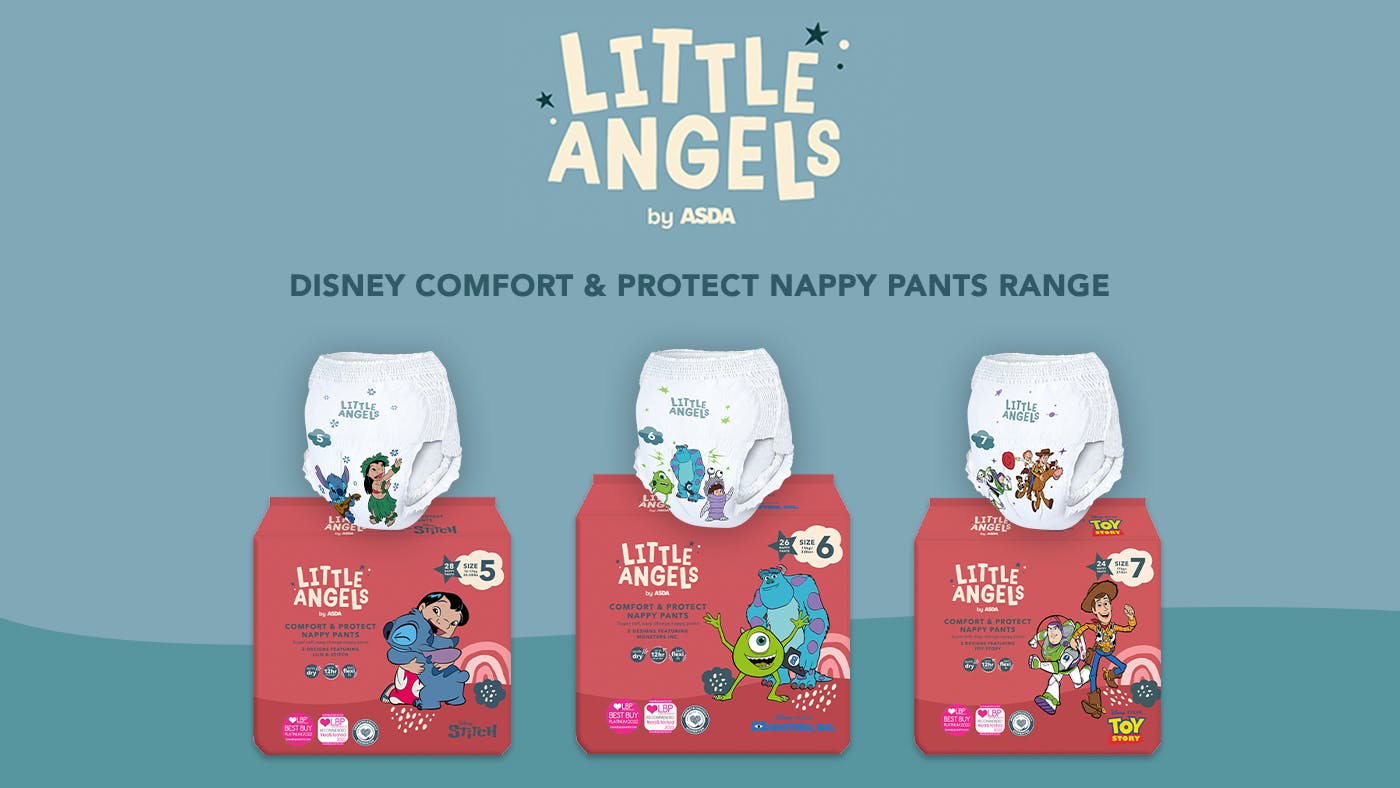 Watch: ASDA Little Angels nappy pants