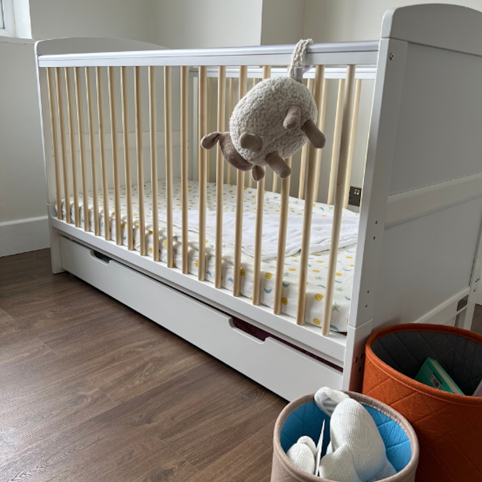 Coleby Scandi Classic Cot Bed and Under Drawer