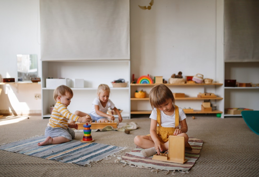 Montessori toy rotation: Play more with less