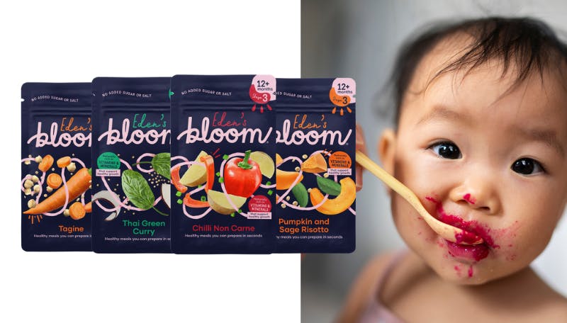 Radio1 DJ launches Eden's Bloom Freeze-dried Baby Food