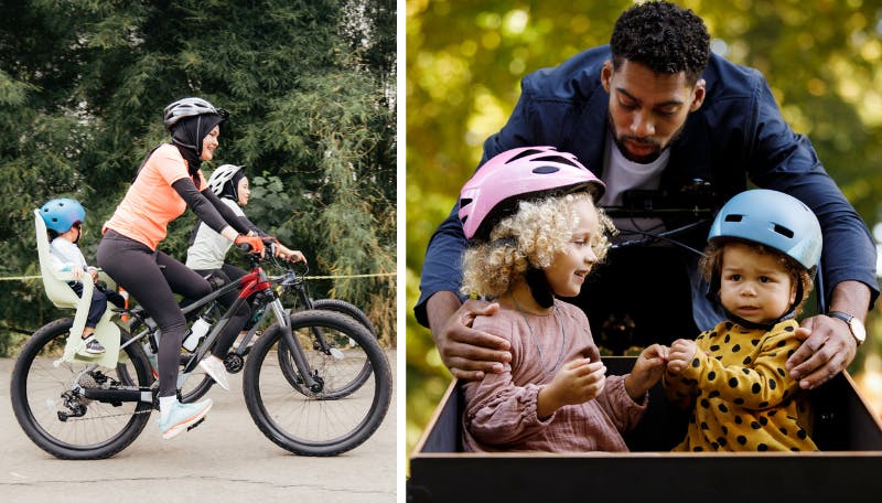 Safety tips for cycling with your toddler
