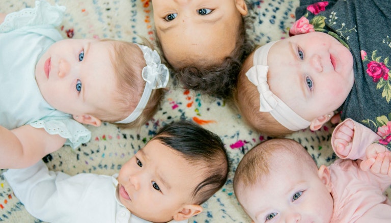 When can babies see clearly?