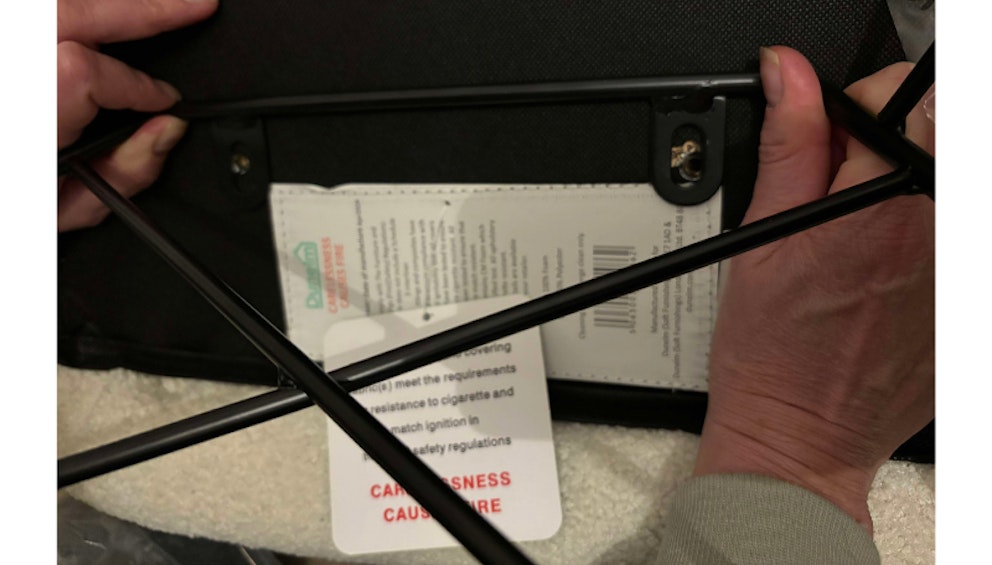 Dunelm Iris Sherpa Rocking Chair