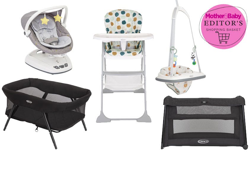 Graco Home Essentials: Travel Cot, Soother, and High Chair