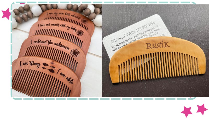 Top birthing combs to naturally ease contraction discomfort