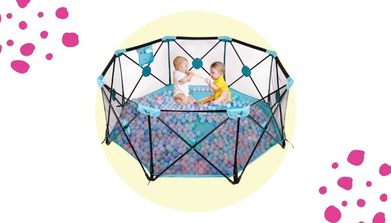 Hadwin 8 Panel Foldable and Portable Baby Playpen review