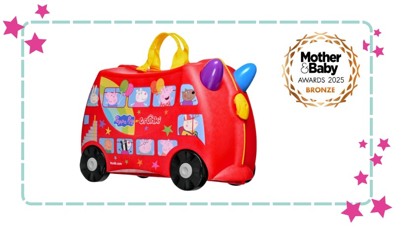 Trunki Peppa Pig Party Bus Ride-On Suitcase review | Reviews | Mother & Baby