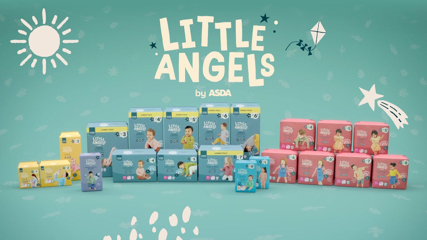 Watch: ASDA’s Little Angels nappy range – with you every step of the ...