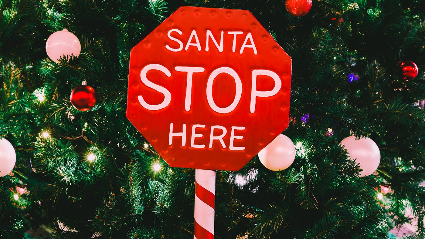Santa stop here signs for indoors and outdoors | Family Life | Mother ...