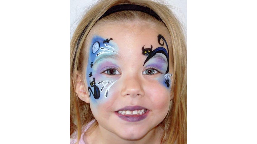 Easy Cat Face Paint Tutorial for Halloween