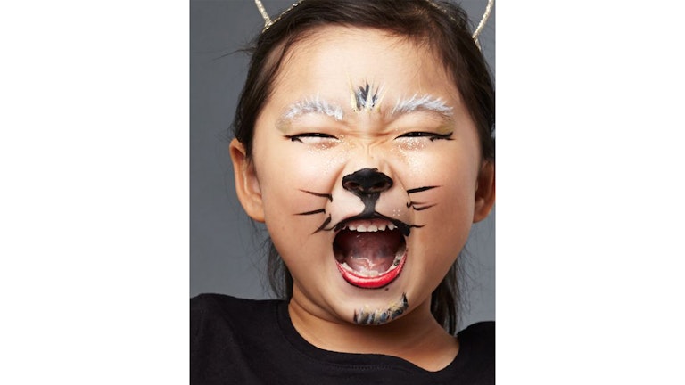 Easy Cat Face Paint Tutorial for Halloween