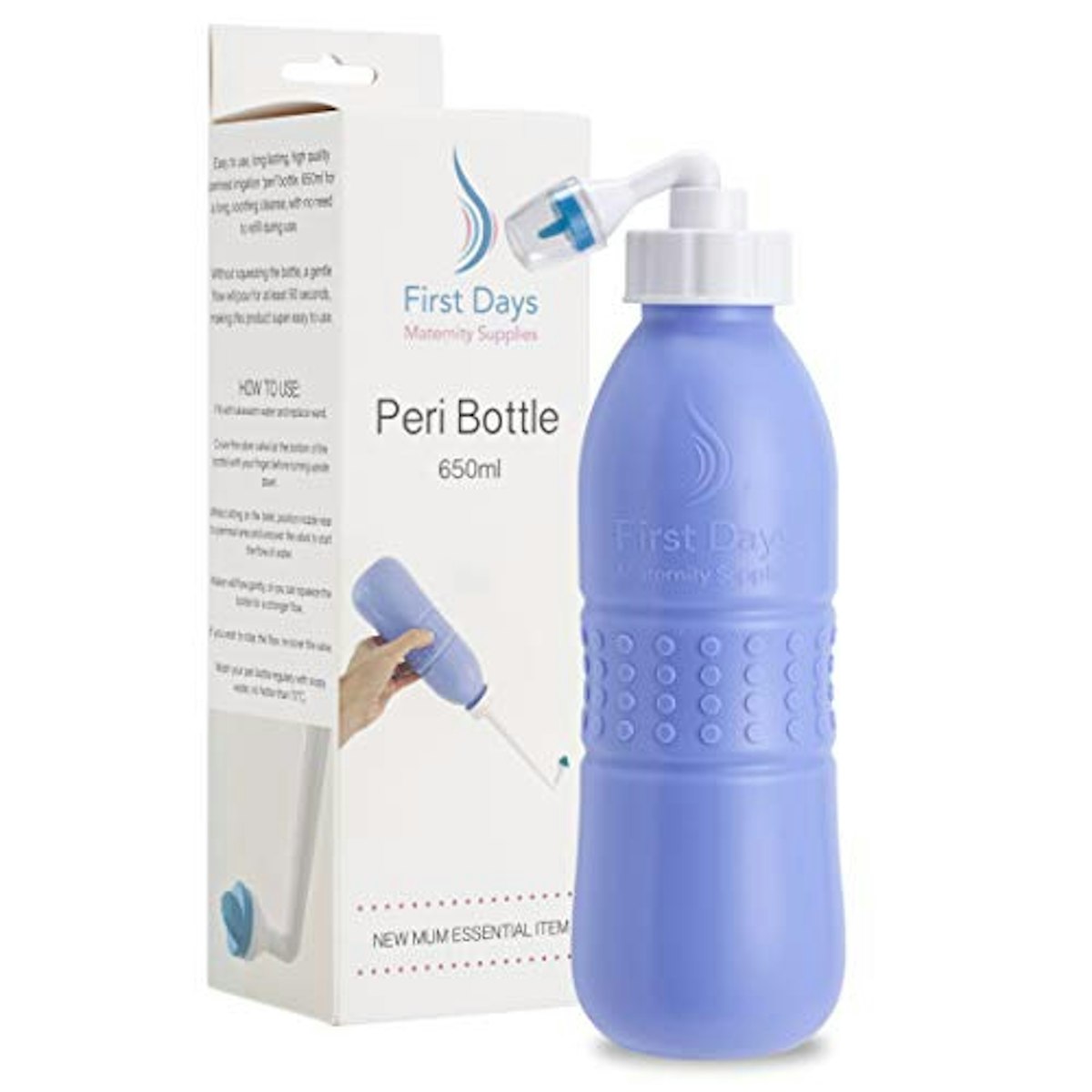 What is a peri bottle and how can it help after giving birth?