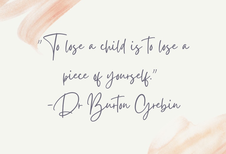 Comforting quotes for those struggling with loss of a baby
