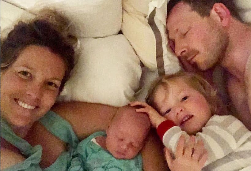 Charlotte Stirling-Reed shares her adorable homebirth story