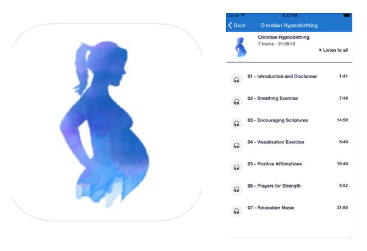 The best hypnobirthing apps to download for a calmer labour
