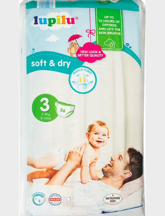 Our in-depth review of the Lupilu Midi Nappies, by real mums