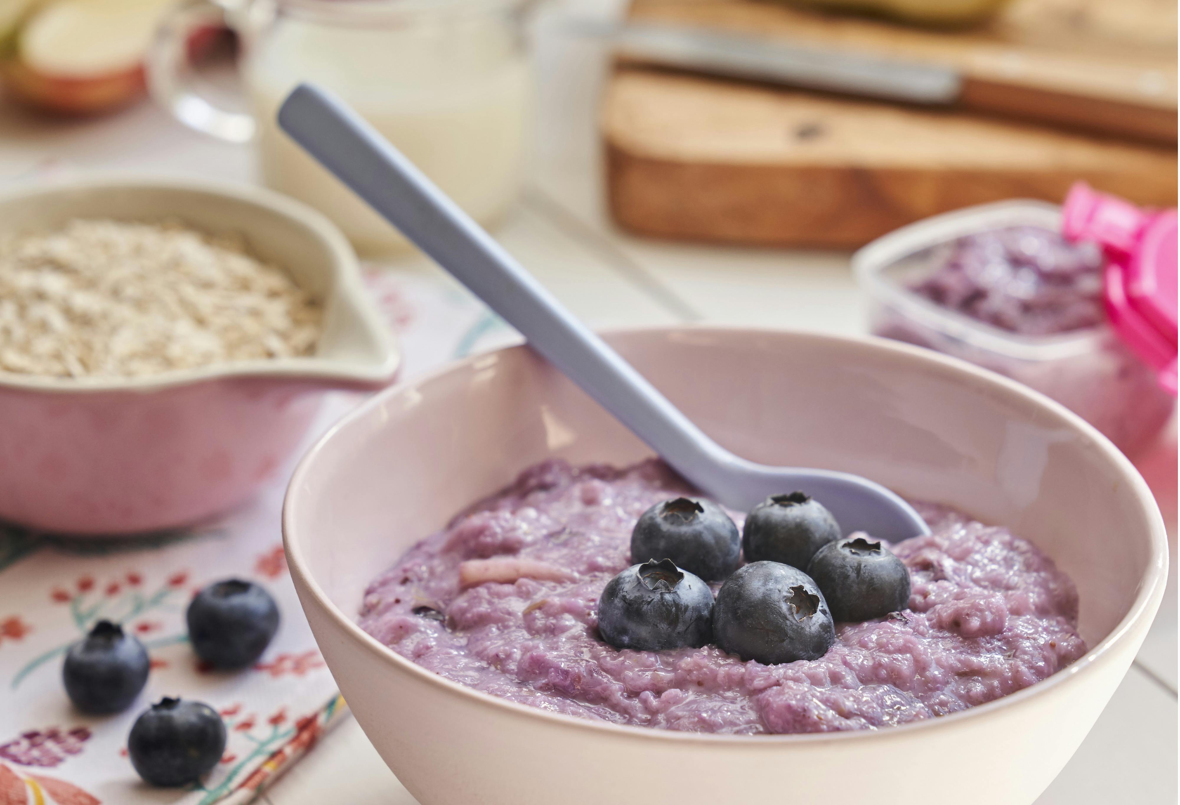 Annabel Karmel purple porridge recipe