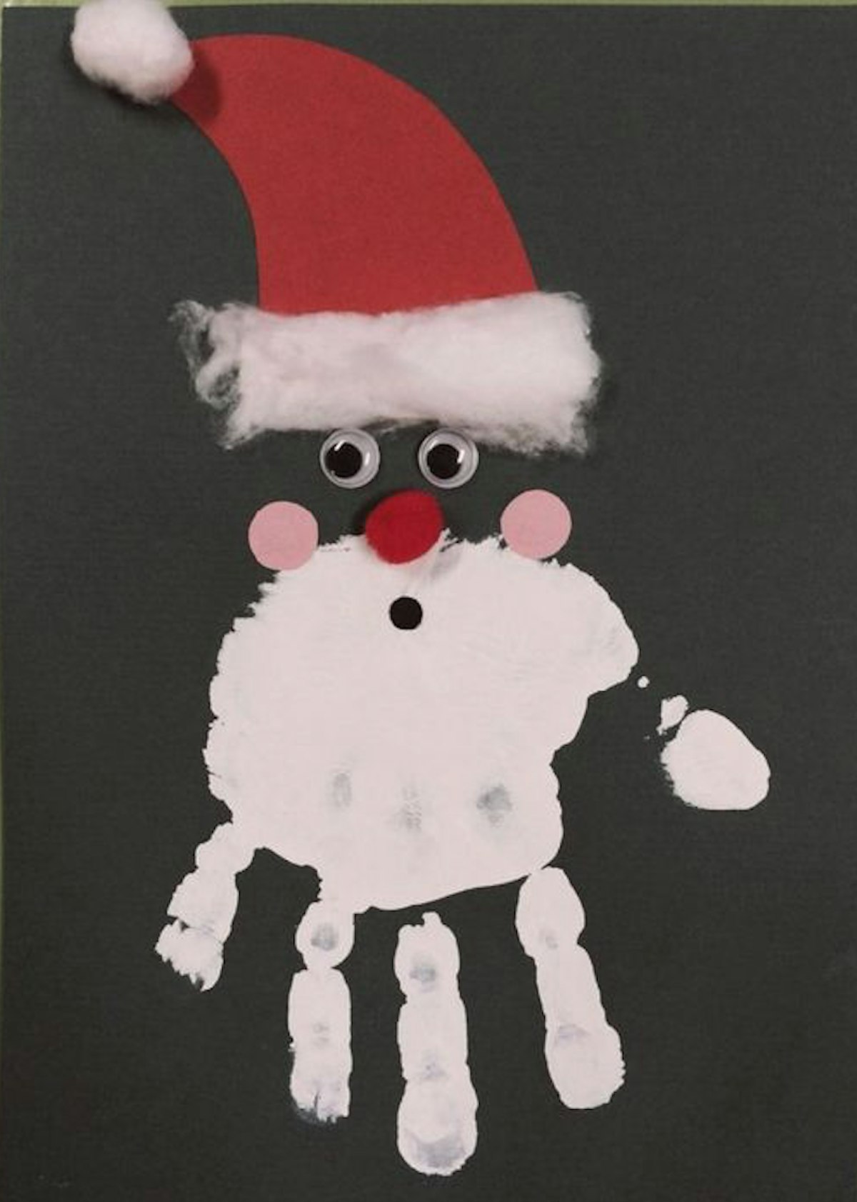 Handmade Christmas card ideas for children