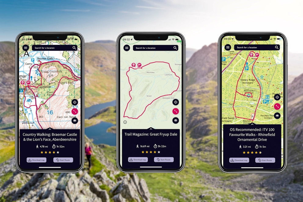 How To Find Local Hiking Routes With OS Maps