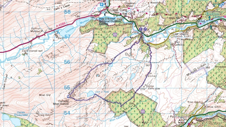 Moel Siabod via Daear Ddu ridge walking route | Full guide