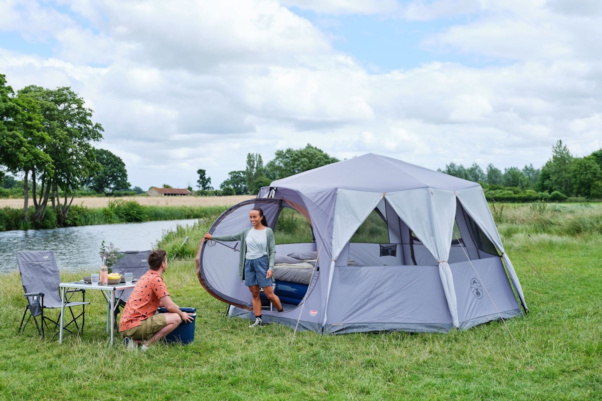 First look: Coleman Octagon Grey tent