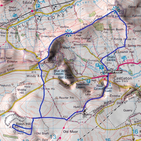Best Routes For Great Ridge And Mam Tor