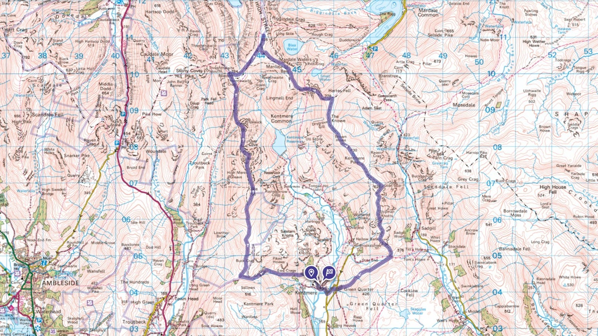 Kentmere Horseshoe walking route | Bag nine summits on one walk