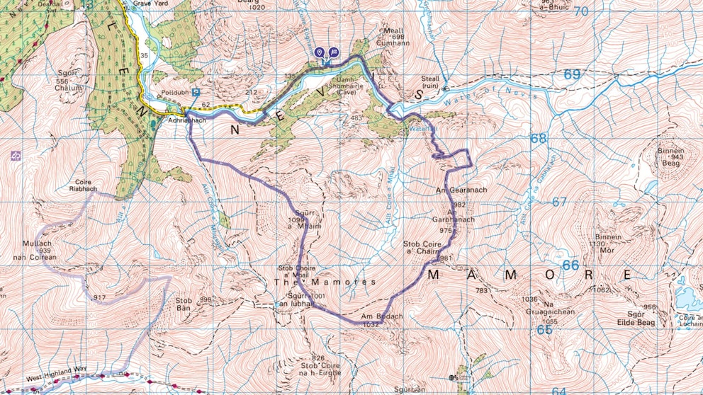 Ring of Steall walking route | 4 Munros, rocky ridges, massive views