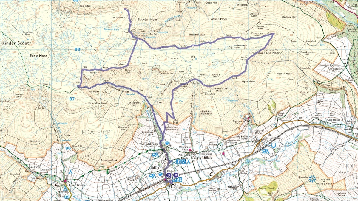 How to climb Kinder Scout Via Kinder's Edges