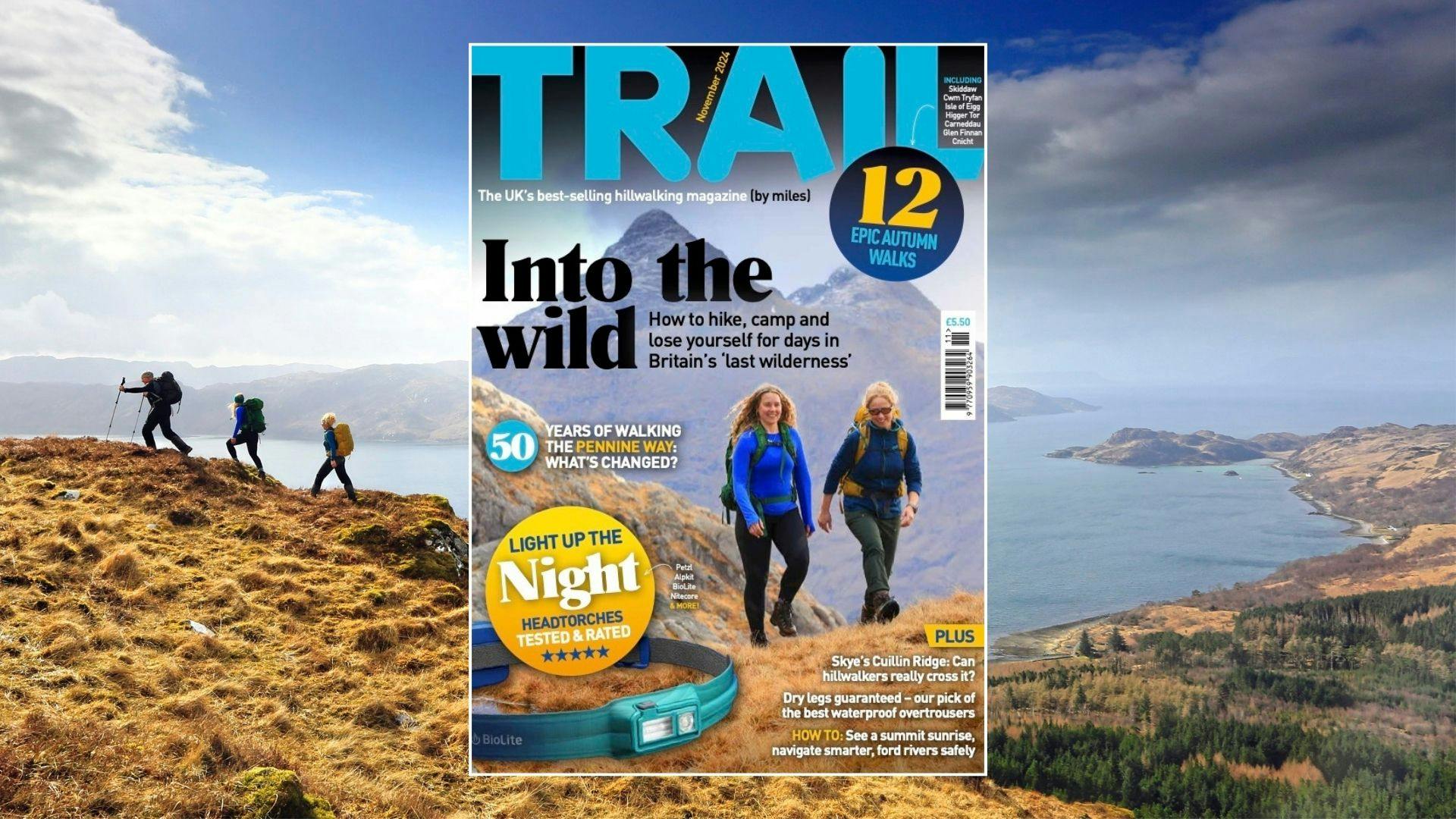 Trail magazine, November 2024 issue | 50 years on the Pennine Way!