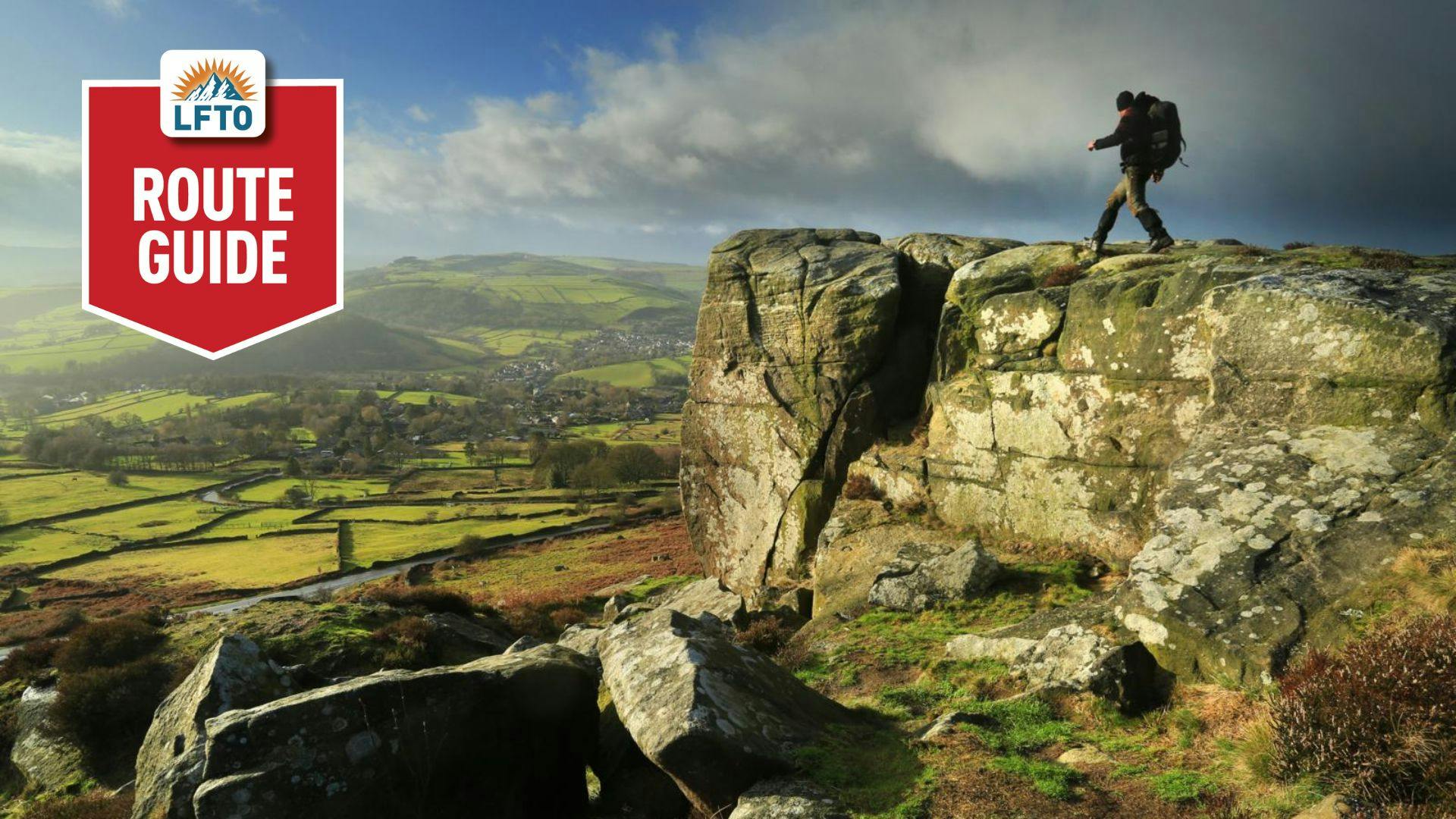 Peak District Four Edges walk – mapped route guide