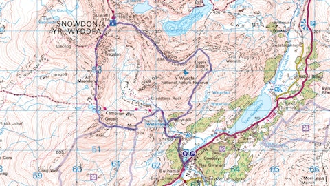 Snowdon South Ridge – mapped route guide