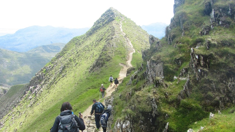 Climb Snowdon from its quieter south side – mapped route guide