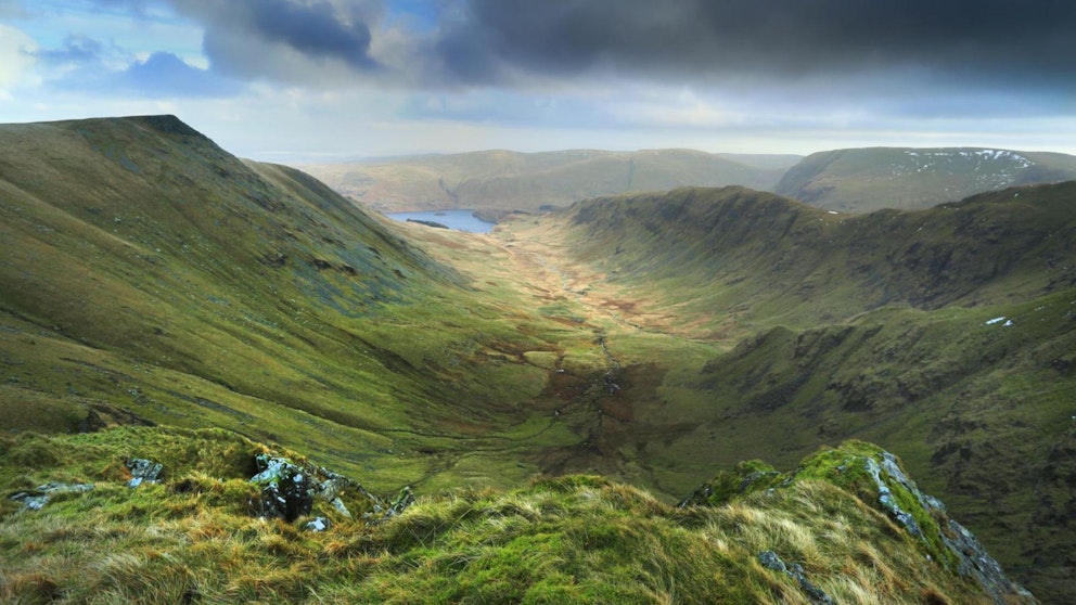 High Street, Riggindale Ridge: Lake District hiking route