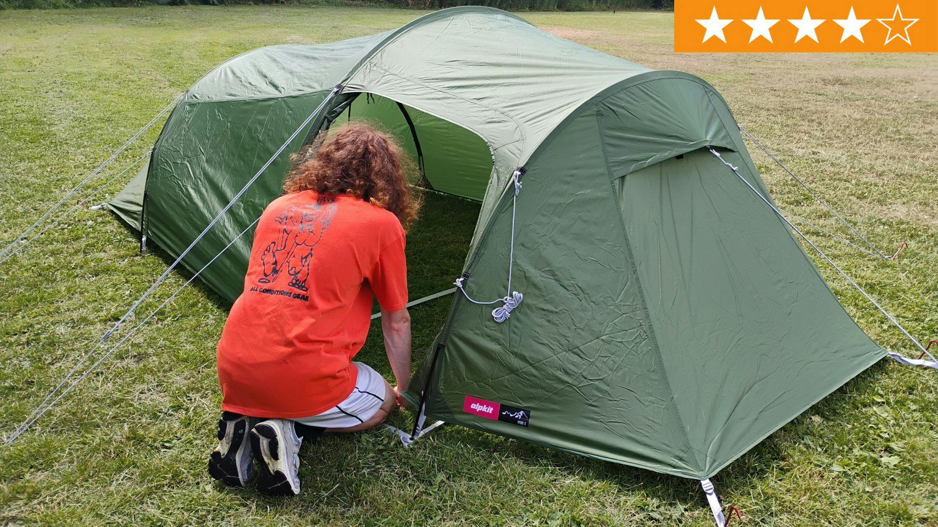 Alpkit Viso 3 tent review: Excellent value for money