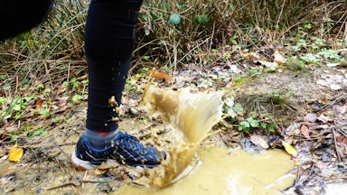 How to run in mud: Embrace the mess and puddles
