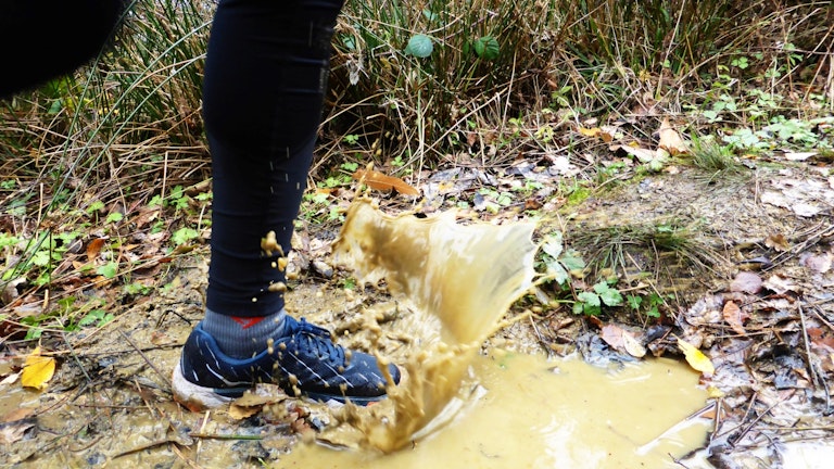 How to run in mud: Embrace the mess and puddles
