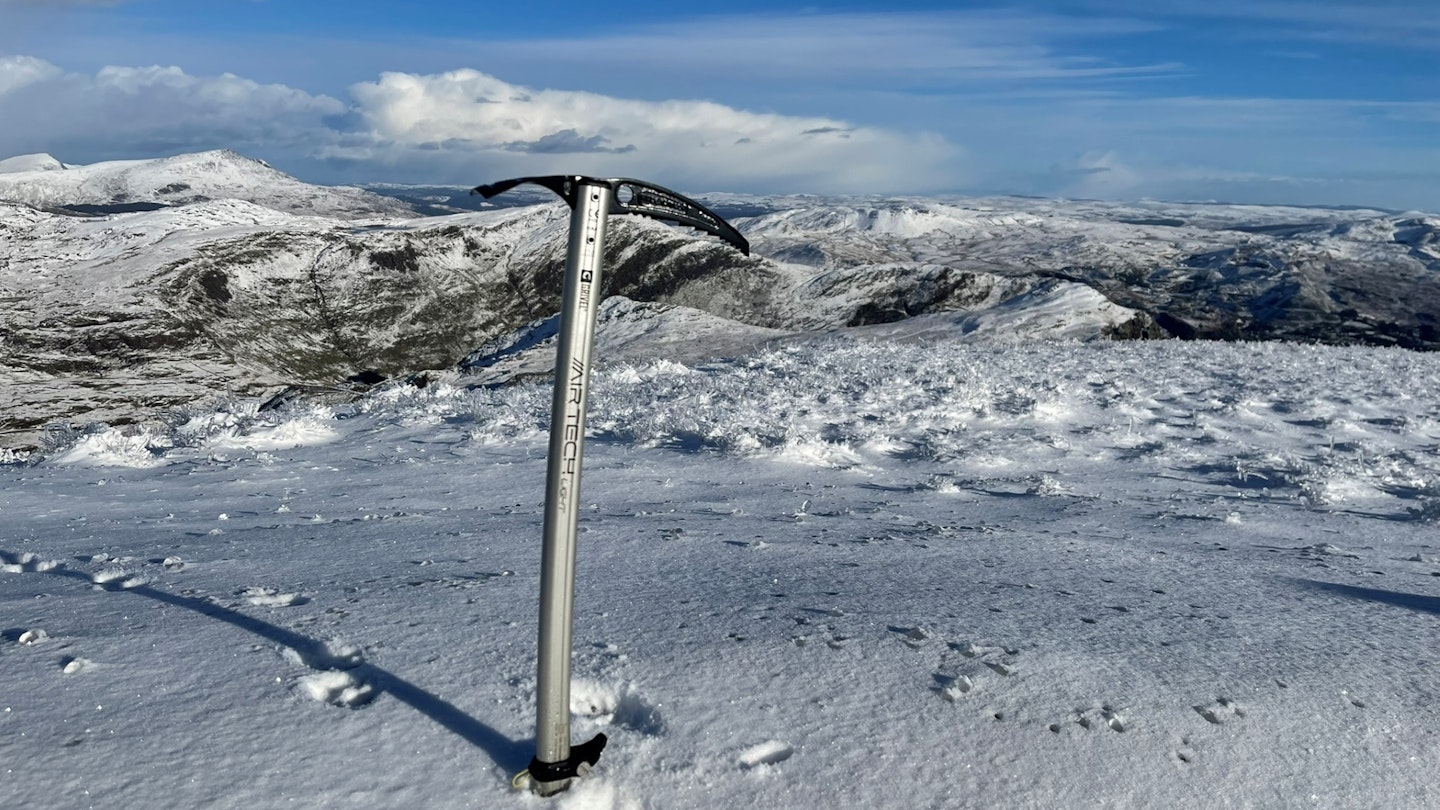 Grivel Air Tech Light Ice Axe tested across Snowdonia