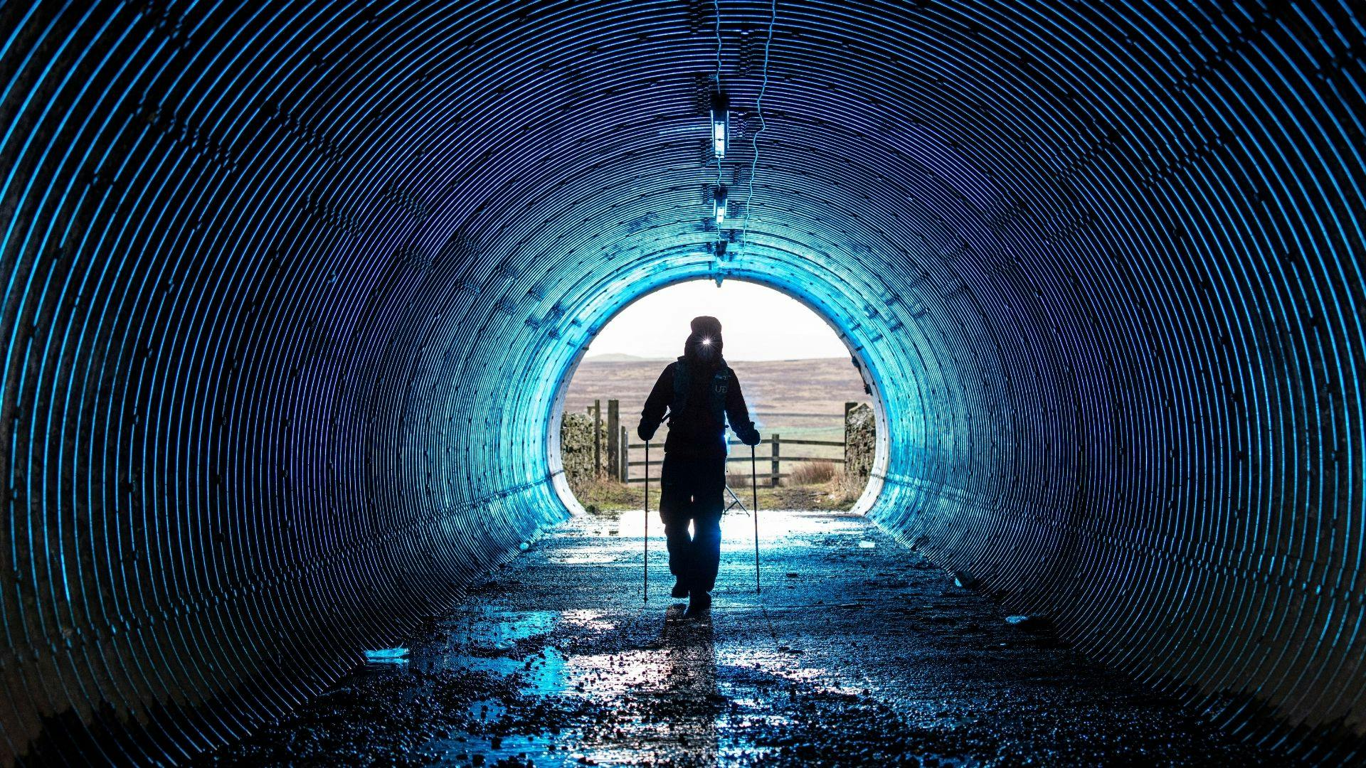 Sebastien Raichon wins the Montane Winter Spine Race