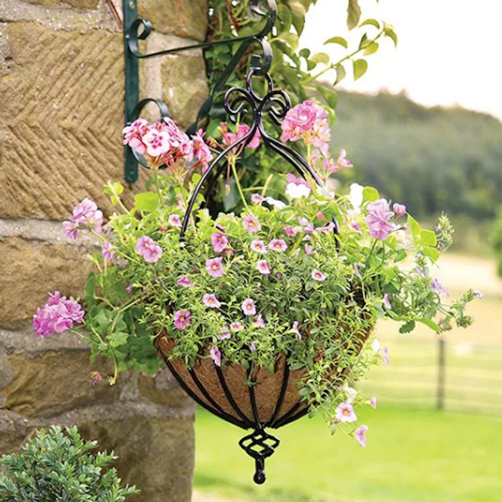 Stylish Hanging Baskets To Brighten Up Your Garden Wall
