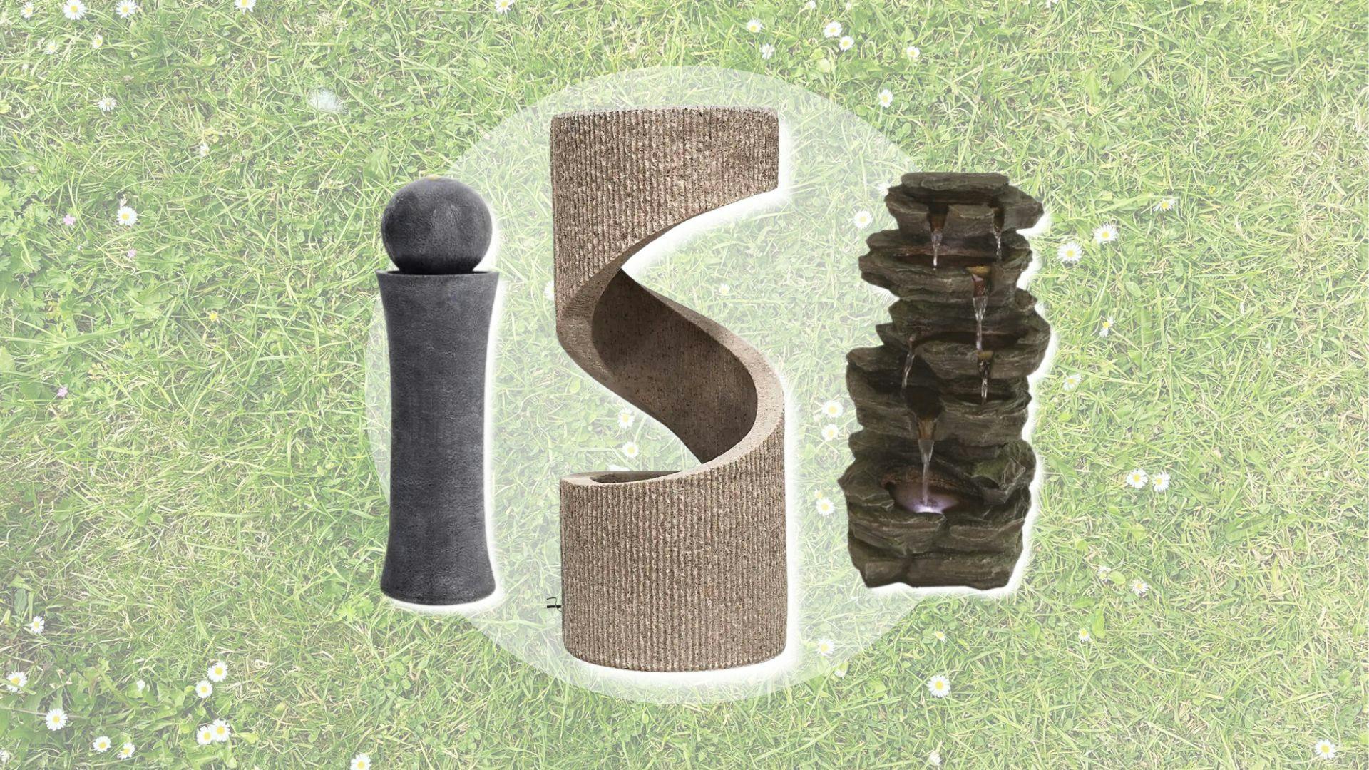 Best tall water features to create calm in your garden