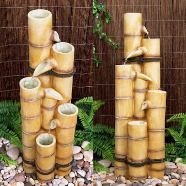 Japanese-Inspired Bamboo Water Features and Fountains UK