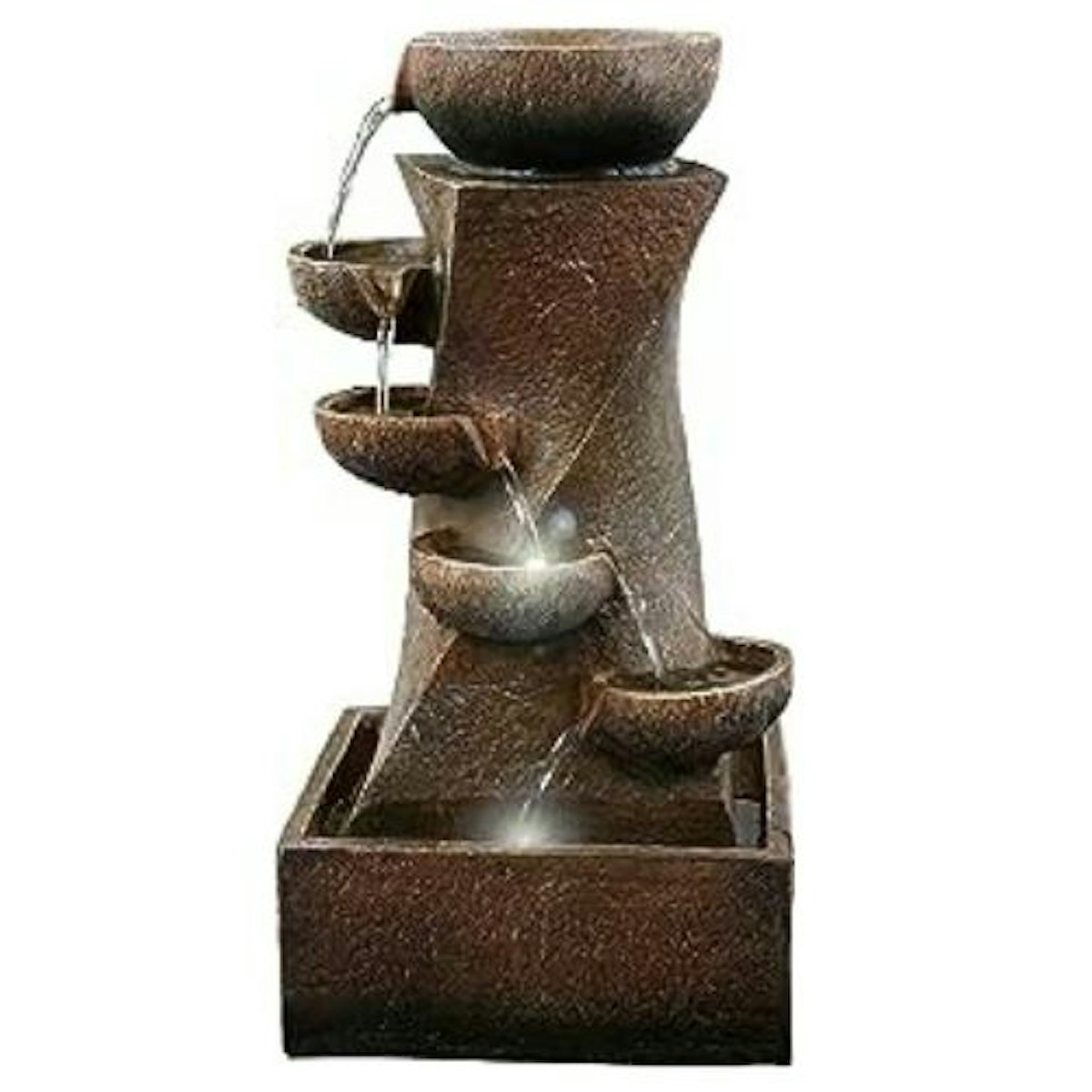 Cascade water features for zen tranquillity